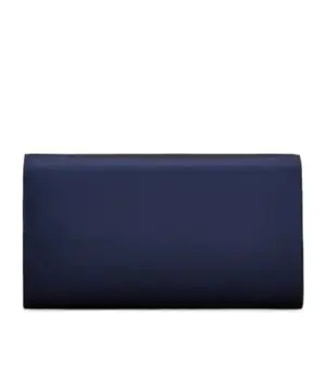 ROGER VIVIER Efflorescence Clutch In Satin - Blue