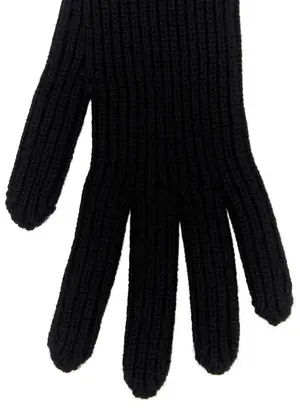 Moncler Logo Patch Knitted Gloves