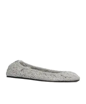 Isabel Marant Étoile Belna Round-toe Ballet Flats - Gray