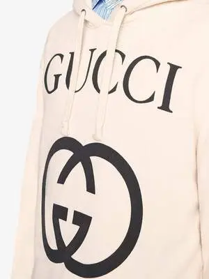 Gucci Interlocking G Hoodie - White