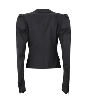 VIVIENNE WESTWOOD Double Breasted Cropped Jacket - Black