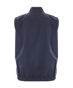Loro Piana Zipped Reversible Gilet - Navy Blue