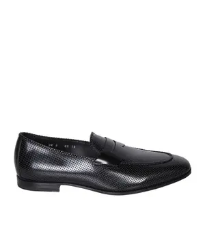 Santoni Round-toe Slip-on Loafers