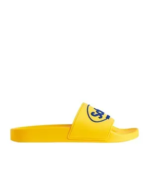 Balenciaga X Scholl Pool Slides - Yellow/blue