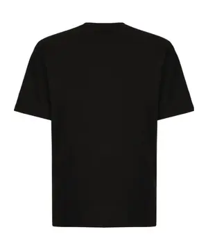 Dolce & Gabbana Dolce Gabbana Logo Printed Crewneck T-shirt - Black