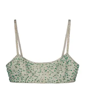Dior Embellished Short Vest - Gray