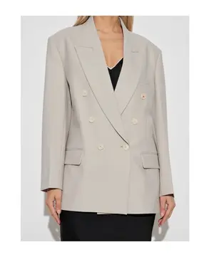 Victoria Beckham Double-breasted Blazer - Grey