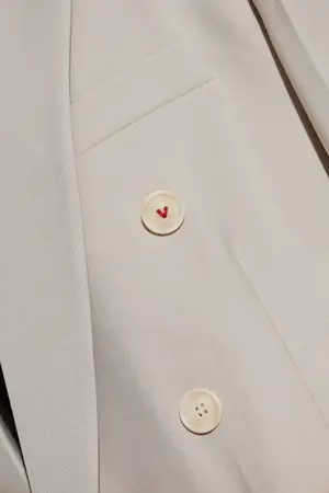 Victoria Beckham Double-breasted Blazer - Grey