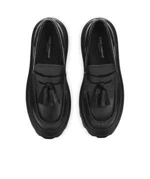 Dolce & Gabbana Chunky Sole Loafers With Tassel Detail