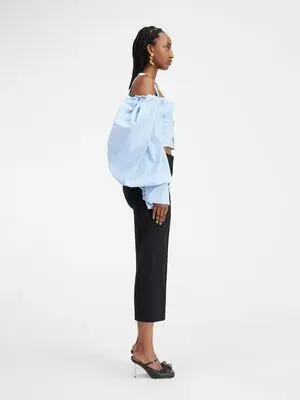 Jacquemus Off-shoulder Poplin Blouse
