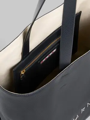 Marni Logo Detailed Handbag - Black