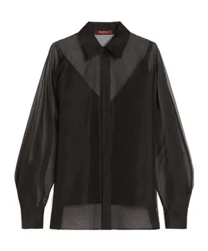Max Mara Button-up Long-sleeved Top