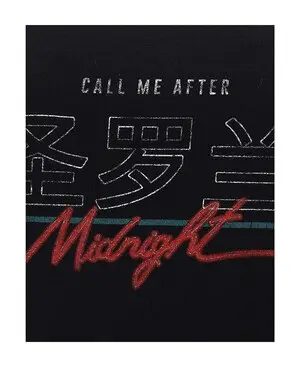 Saint Laurent Call Me After Midnight" Graphic T-shirt