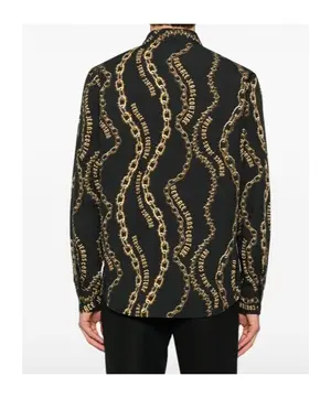 Versace Chain Couture Cotton Shirt