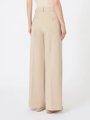 Max Mara Visivo Wide-leg Pants - Beige