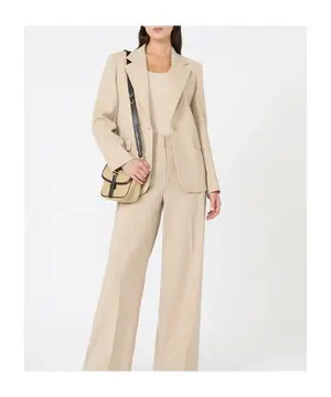 Max Mara Visivo Wide-leg Pants - Beige