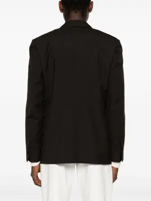LARDINI Double-breasted Blazer - Black