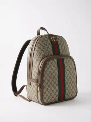 Gucci Ophidia Gg Medium Backpack - Nude