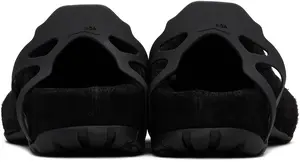 ROA Waxed Calfskin Suede Loafers - Black