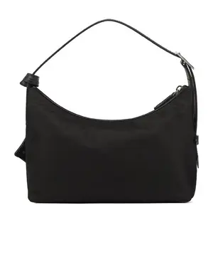 Mcm Logo Plaque Shoulder Bag