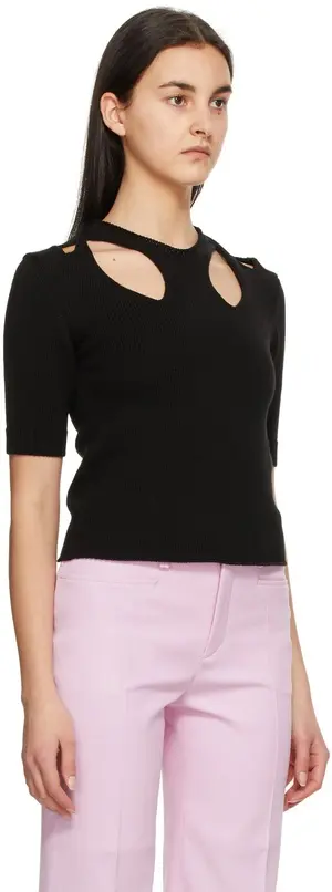 Chloé Cut-out Knitted Top