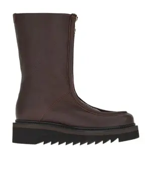 FERRAGAMO Gancini-plaque Zipped Ankle Boots