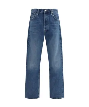 AGOLDE High-rise Straight-leg Jeans - Blue
