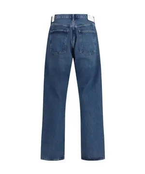 AGOLDE High-rise Straight-leg Jeans - Blue