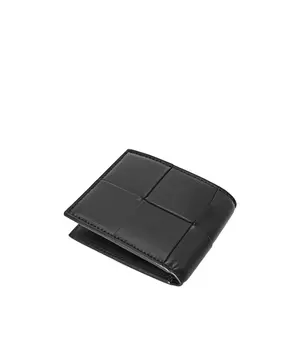 Bottega Veneta Logo Wallet - Black