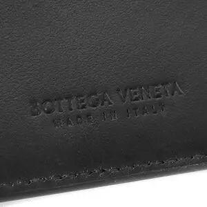 Bottega Veneta Logo Wallet - Black