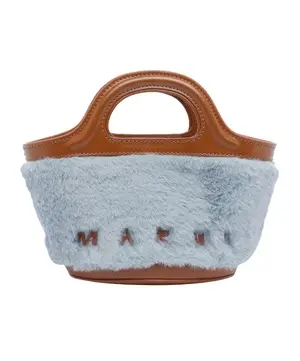 Marni Tropicalia Double Handle Shoulder Bag - Gray
