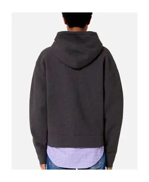 AMI Paris Drop Shoulder Zip-fastening Hoodie