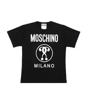 Moschino Question Mark Logo T-shirt - Black