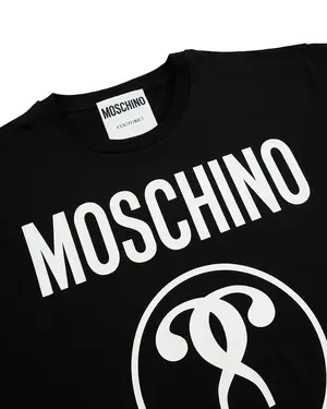 Moschino Question Mark Logo T-shirt - Black