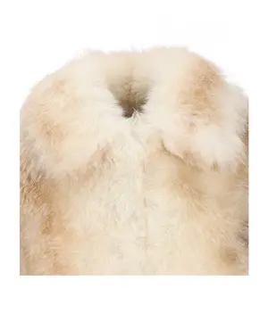 Gucci Sleeveless Shearling Belted Gilet
