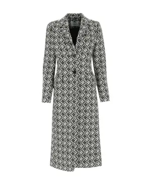 MARINE SERRE Long-sleeved Coat
