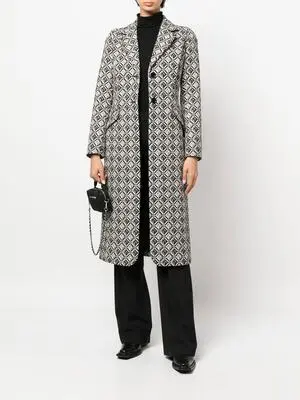 MARINE SERRE Long-sleeved Coat