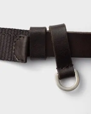 Prada Logo-engraved Buckle Belt