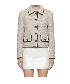 Marissa Chiara Long-sleeved Jacket With Lapel Collar