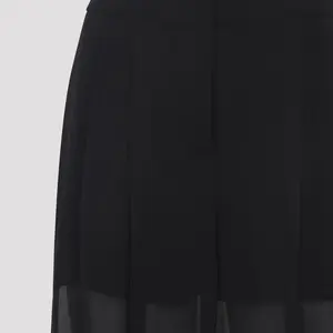 Alberta Ferretti Pleated-front Palazzo Trousers