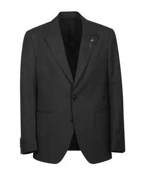 LARDINI Single Breasted Two-piece Suit - Black