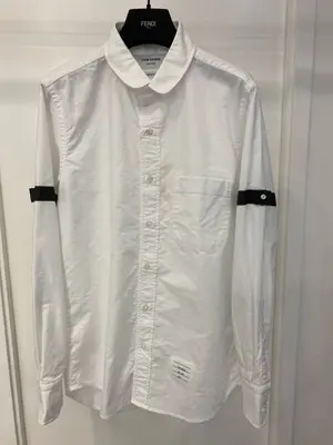 Thom Browne Long-sleeved Buttoned Shirt