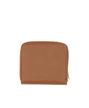 Il Bisonte Logo Embossed Bi-fold Wallet - Brown