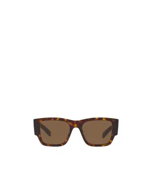 Prada Square-frame Sunglasses - Brown