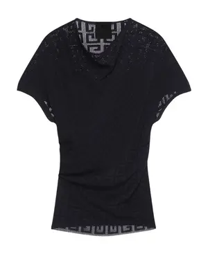 Givenchy 4g Jacquard Draped Top