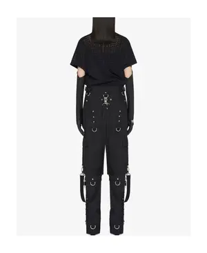 Givenchy 4g Jacquard Draped Top