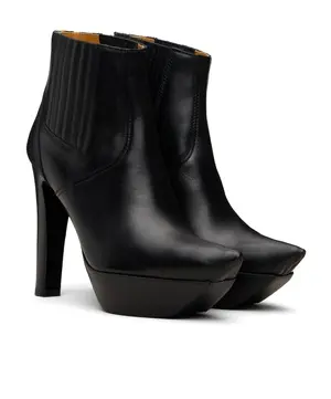 R13 Pointed Toe Platform High Heel Ankle Boots