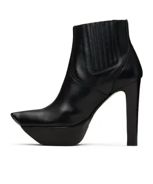 R13 Pointed Toe Platform High Heel Ankle Boots