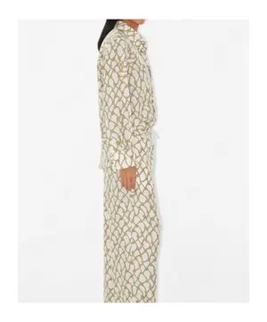 Burberry Nautical Knot Print Silk Shirt - Thatch