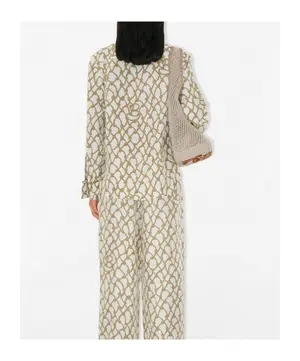 Burberry Nautical Knot Print Silk Shirt - Thatch